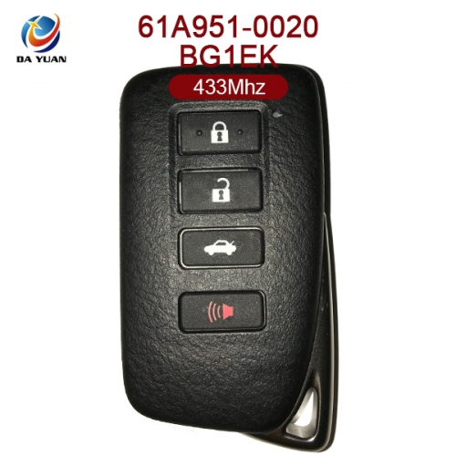 AK052008 Original for Lexus Smart Card 3+1 Button 433MHz 61A951-0020 BG1EK