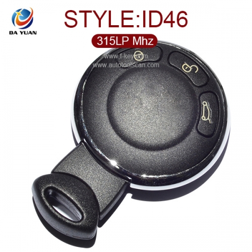 for BMW Mini Smart Key 3 Button 315LP MHz ID46(PCF7945)